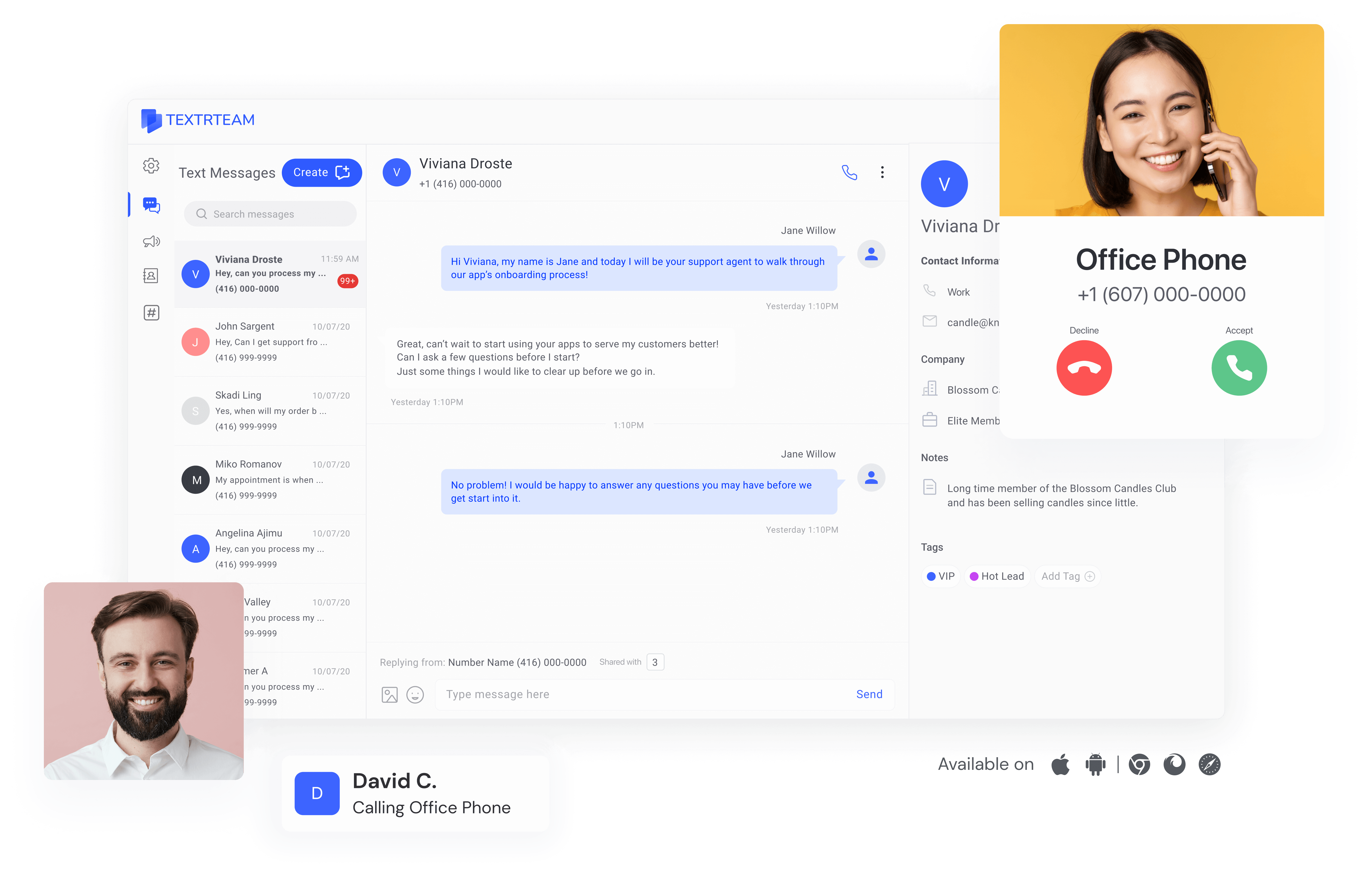 Cloud Phone System for Small Business | Textr Team